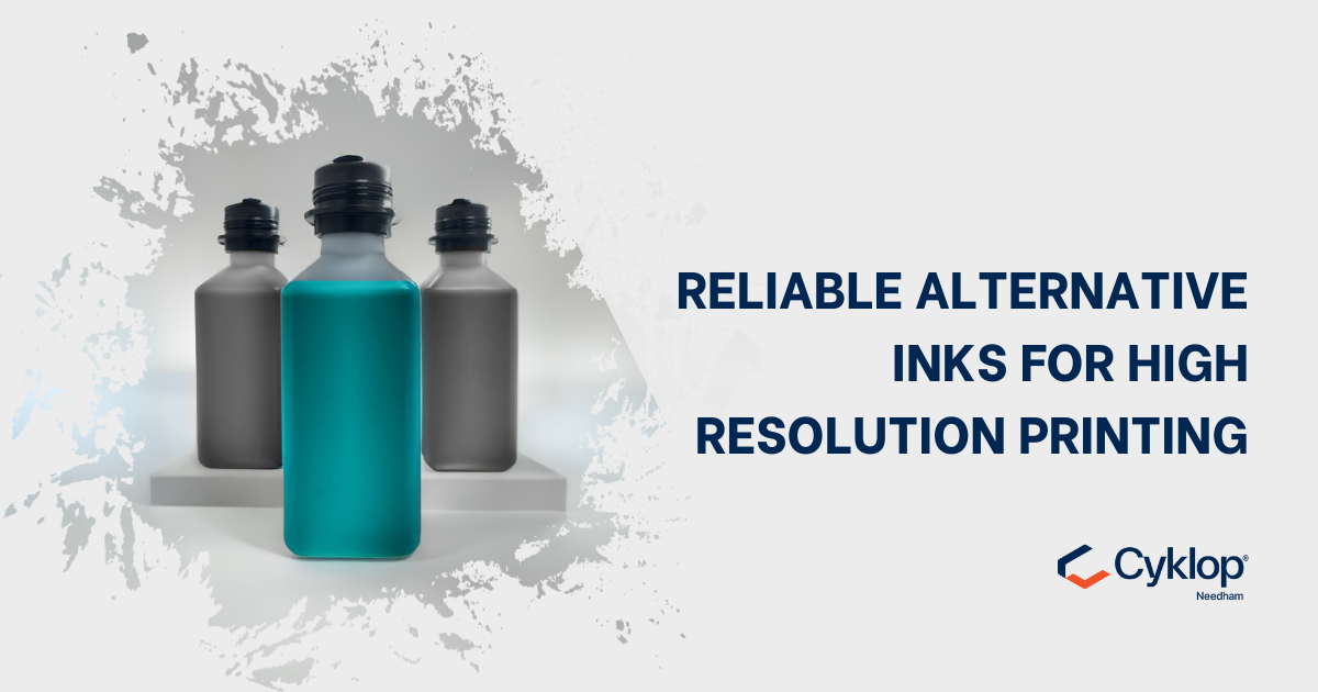 Reliable Alternative Inks for High Resolution Printing