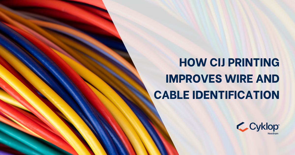 How CIJ Printing Improves Wire and Cable Identification